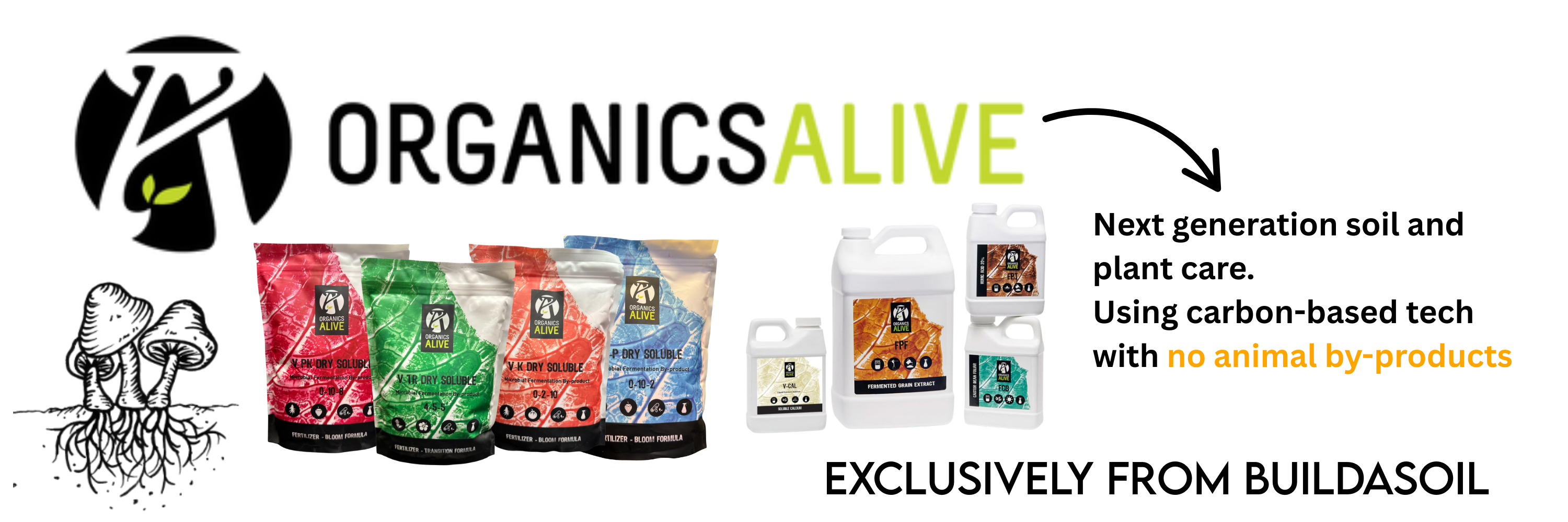 Organics Alive Products – BuildASoil