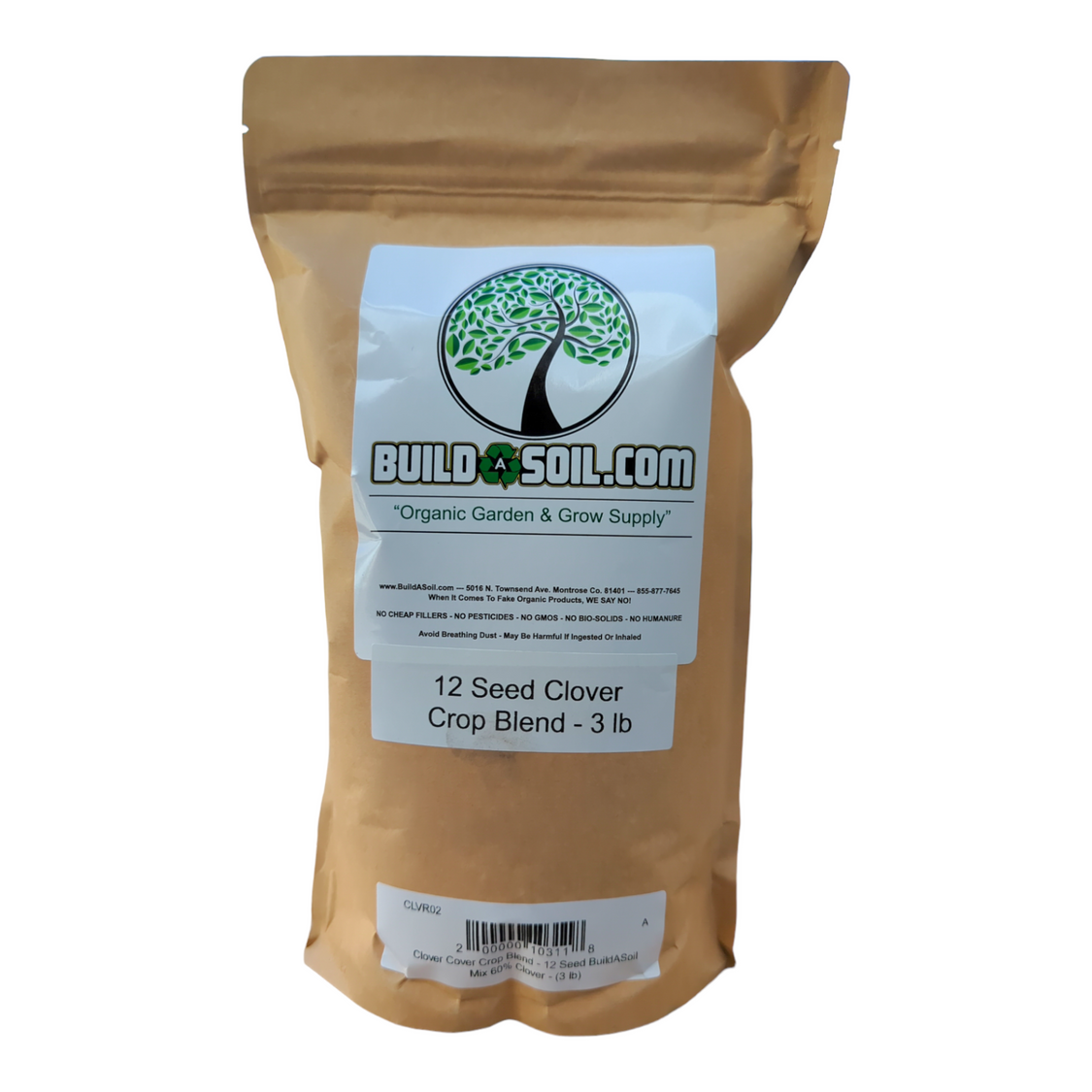 BuildASoil Premium 12-Seed Clover Blend for Healthy Soil