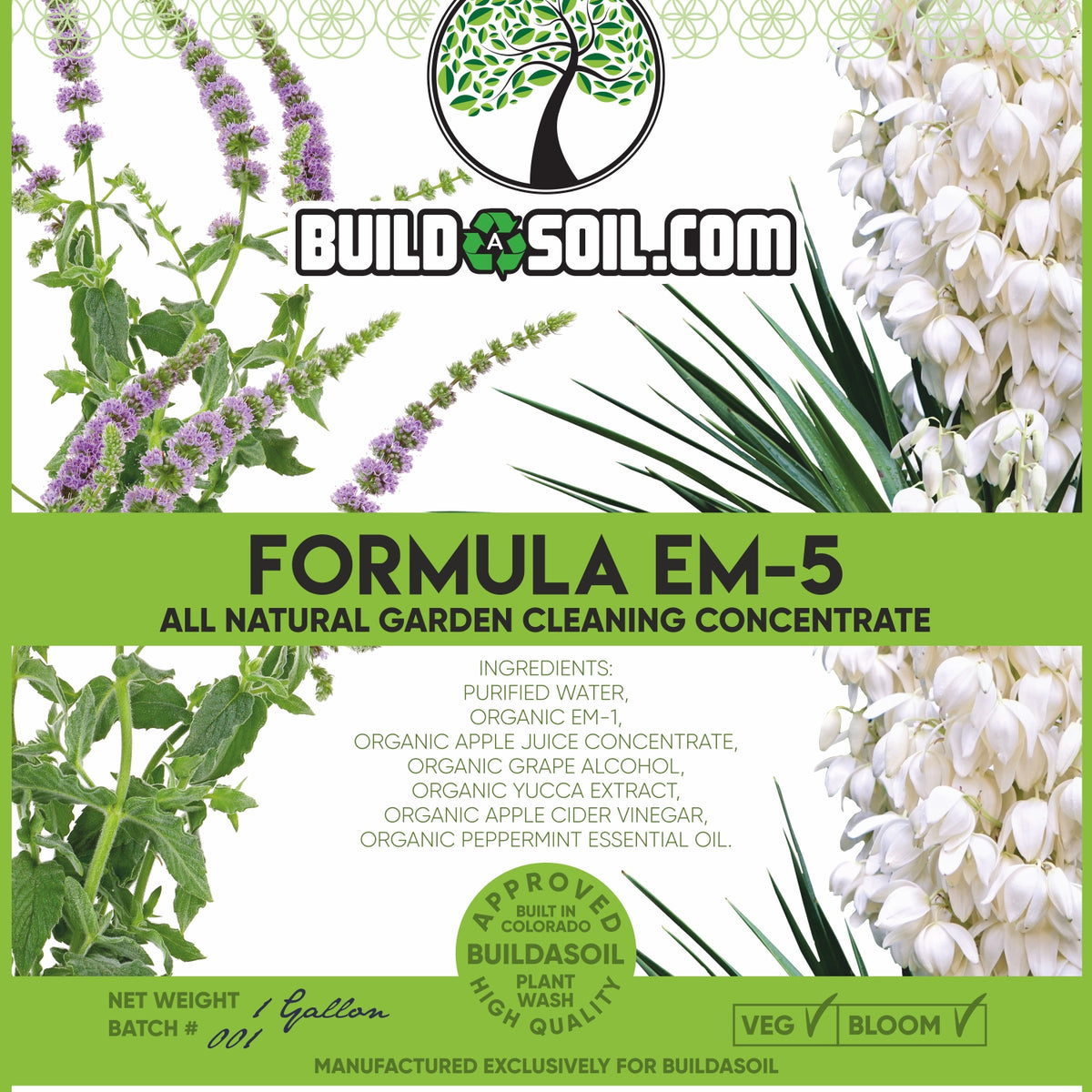 Natural EM-5 Garden Cleaner - Eco-Friendly Concentrate – BuildASoil